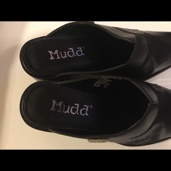 Mudd | Shoes | Brand New Mudd Black Sophia Mules Size 95m | Poshmark